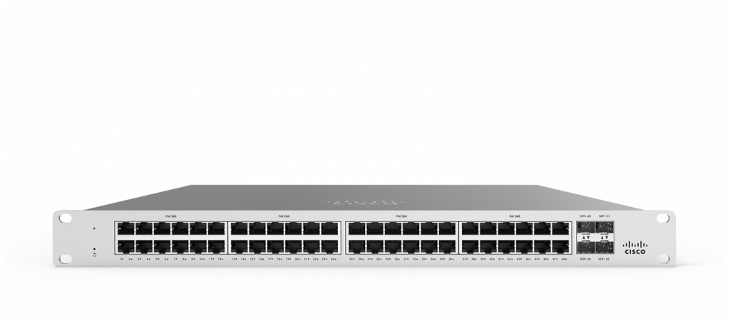 Meraki MS120-48LP 1G L2 Cld Managed 48x GigE 370W PoE Switch – Microtec ...