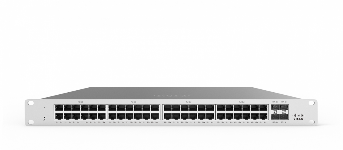 Meraki MS120-48LP 1G L2 Cld Managed 48x GigE 370W PoE Switch – Microtec ...