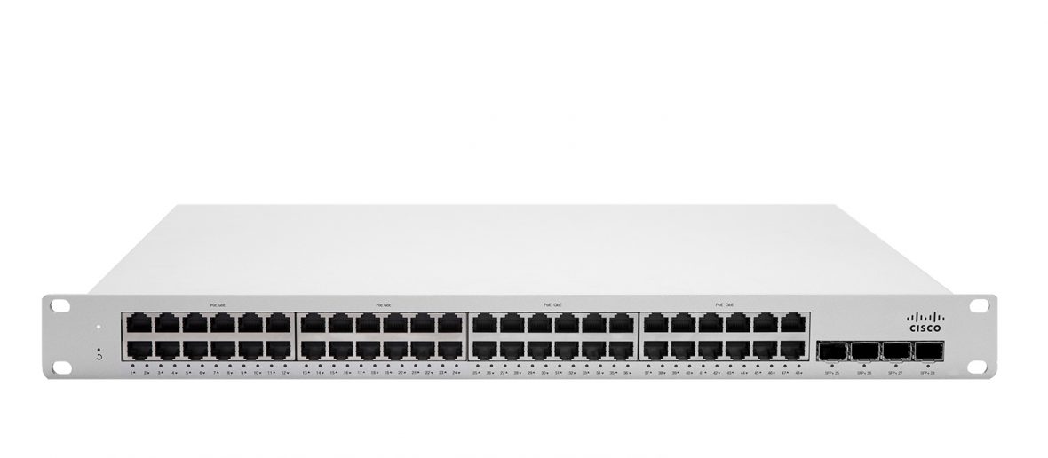 Meraki MS225-48FP L2 Stck Cld-Mngd 48x GigE 740W PoE Switch – Microtec ...